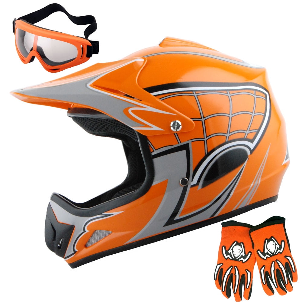 WOW Youth Motocross Helmet HJOY BMX MX ATV Dirt Bike Helmet HJOY Spider ...