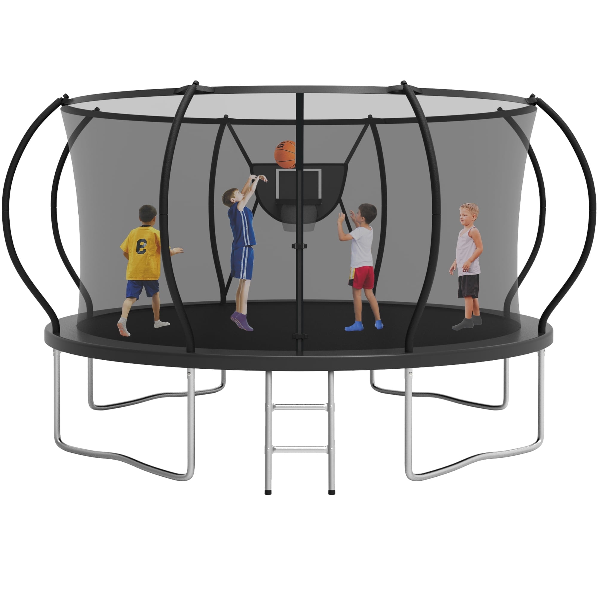 WOWLAND Trampoline 12FT for Kids and Adults, 1200LBS Capacity Heavy ...