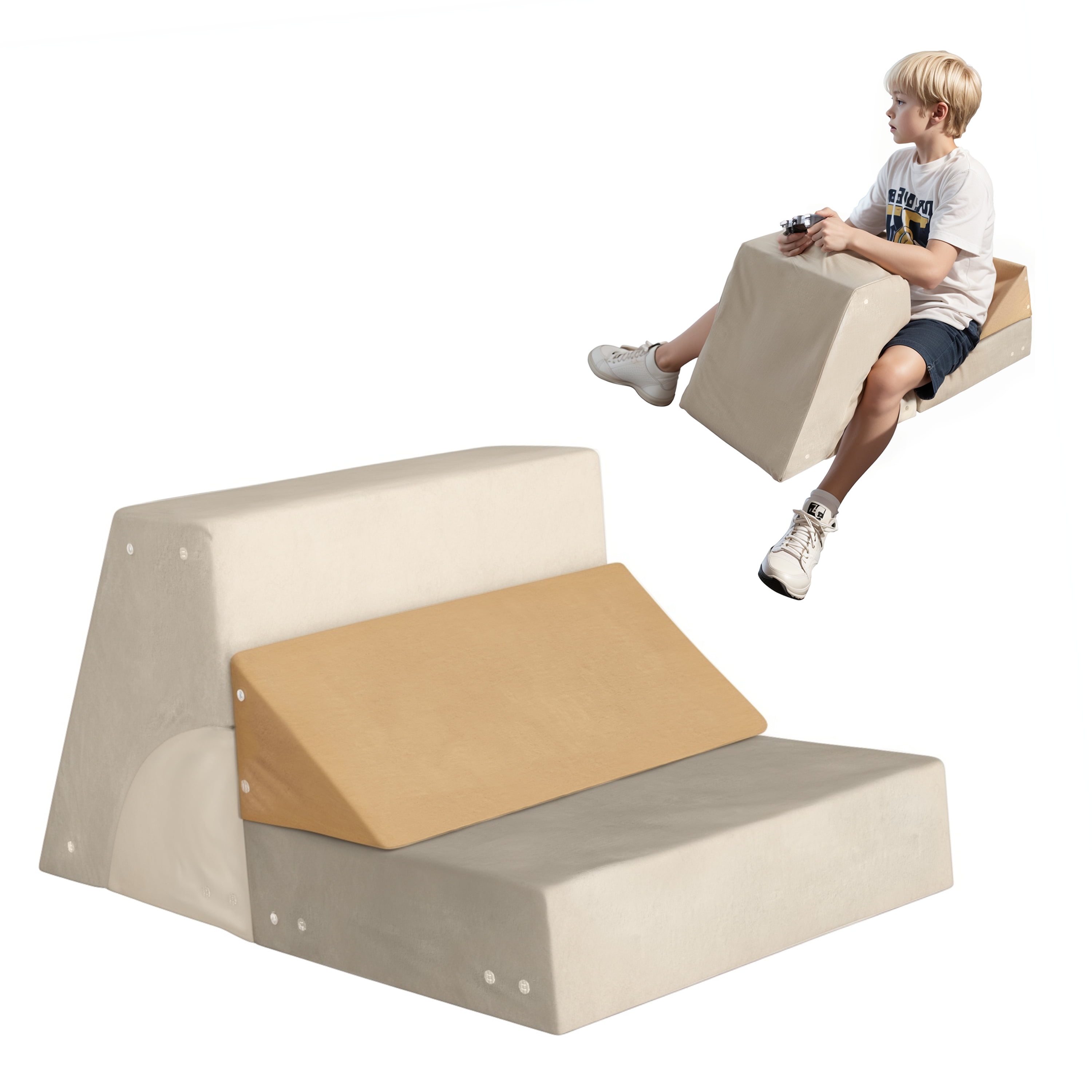 WOWMAX Gaming Seat Cushion, Gaming Floor Chair, Gaming Lounge Chairs ...