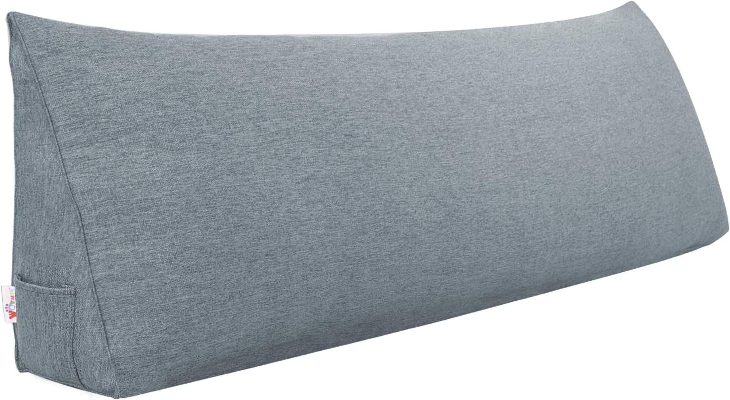 WOWMAX Large Bolster Triangular Positioning Support Reading Backrest ...