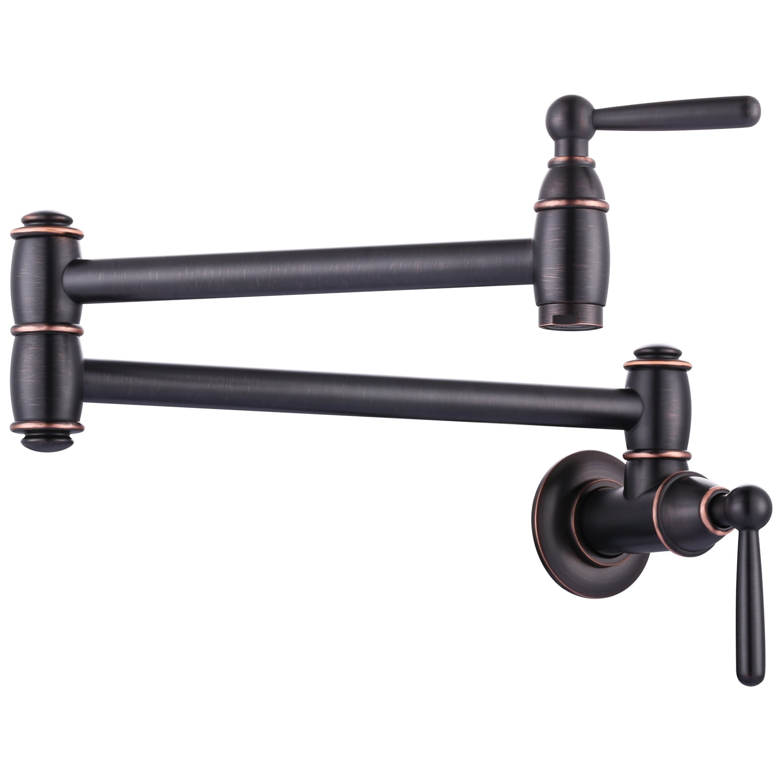 Wowow Pot Filler Faucet Oil Rubbed Bronze, Wall Mount Kitchen Folding ...