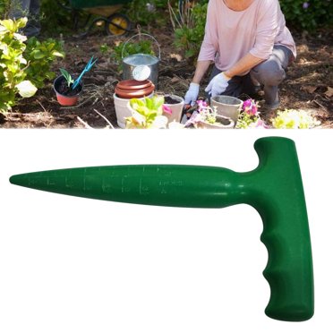 Hortem Long-Handled Bulb Planter Tool, Steel Garden Planting Tool for ...