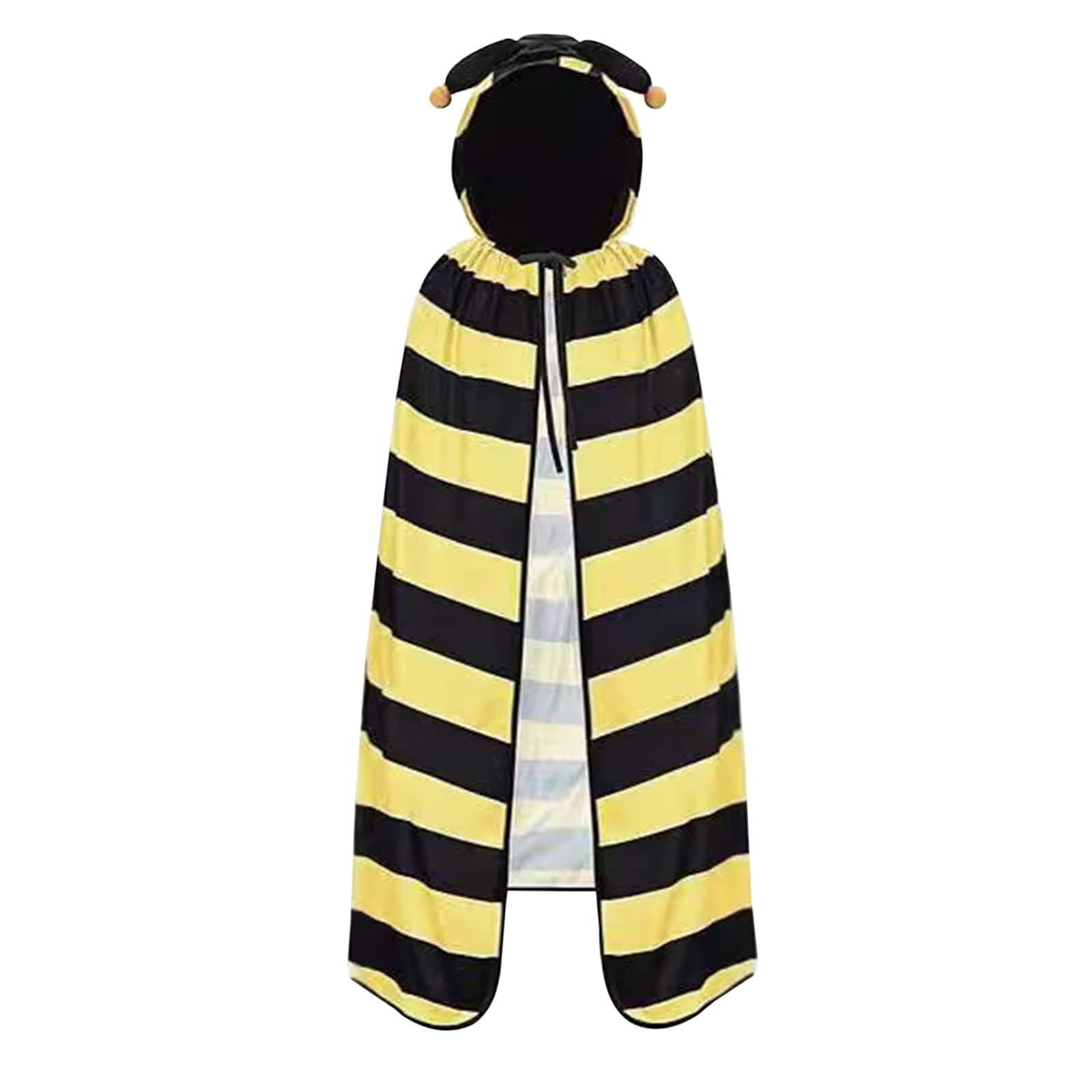 WOYY Cute Cloak for Kids Cartoon Bee Hooded Cape Dress-Up Clothes Top ...