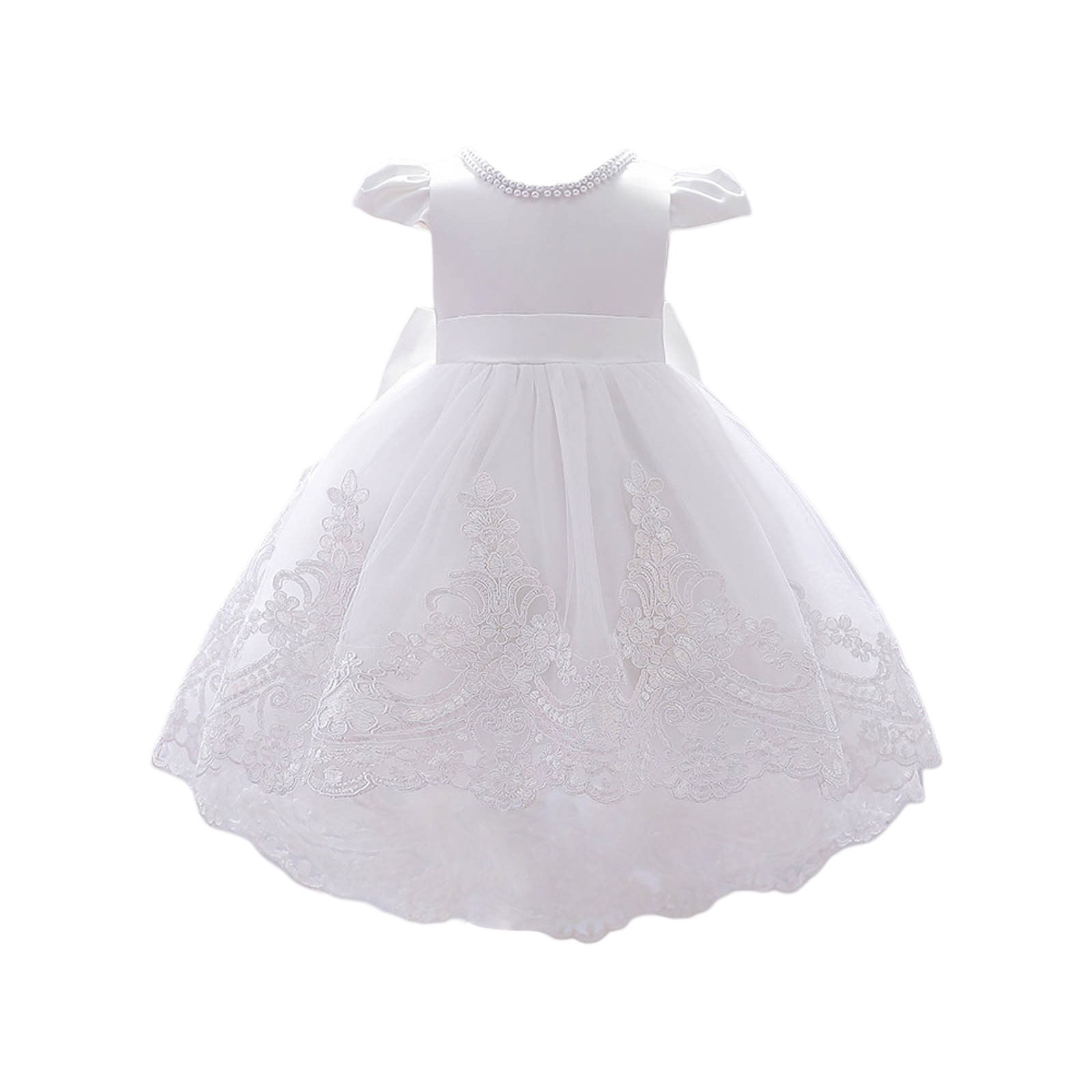 WOYY Little Girls Mesh Birthday Wedding Party Dress Prom Pageant Gown ...