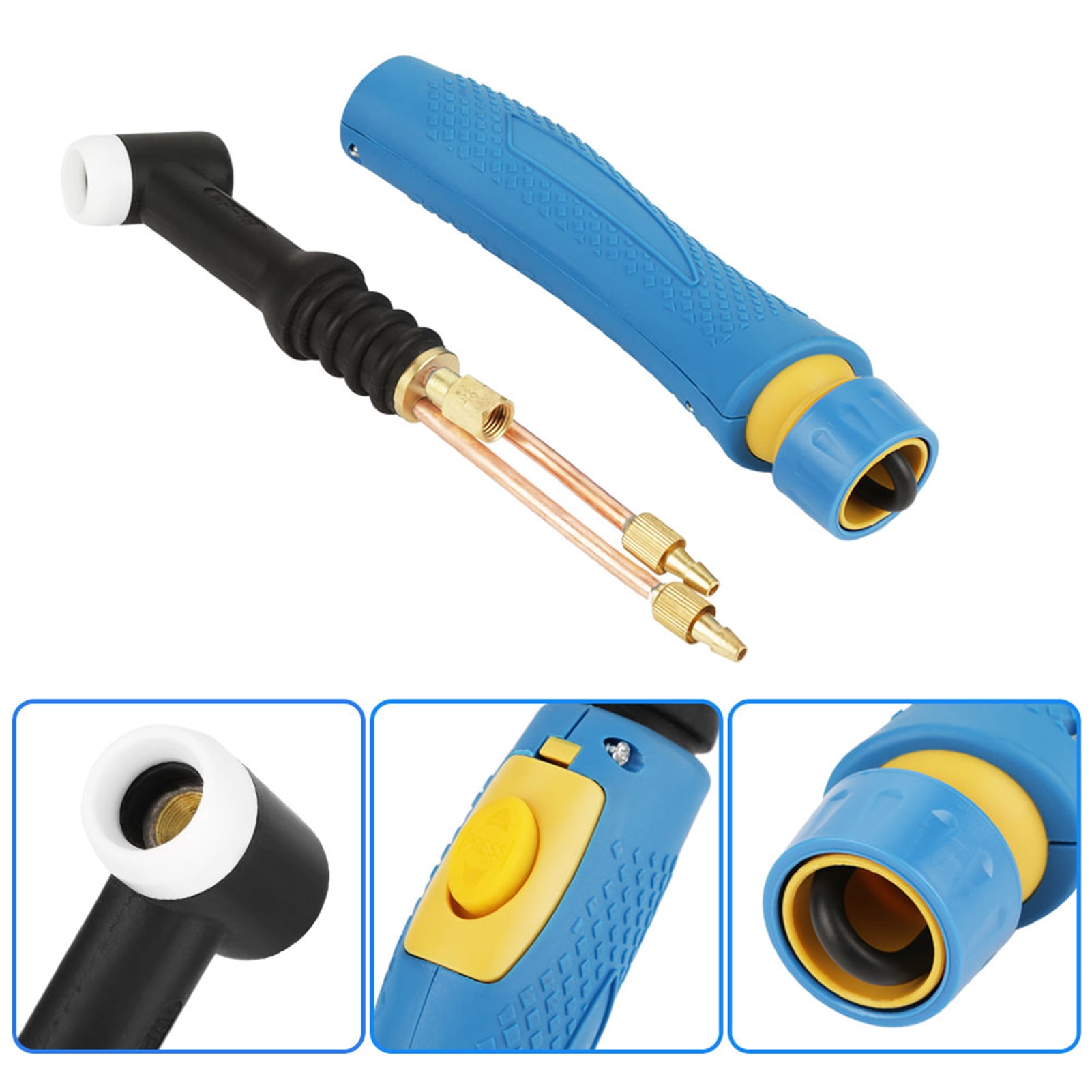 WP-18 TIG Welding Torch Water Cooled Flexible Body with Switch Button ...