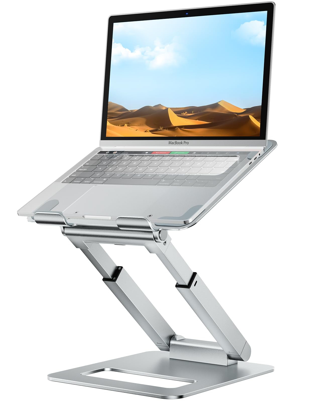 WP Desktop laptop stand, height-adjustable, telescopic 360 swivel pull ...