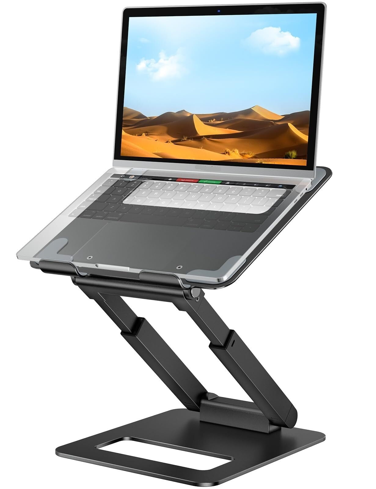 WP Desktop laptop stand, height-adjustable, telescopic 360 swivel pull ...