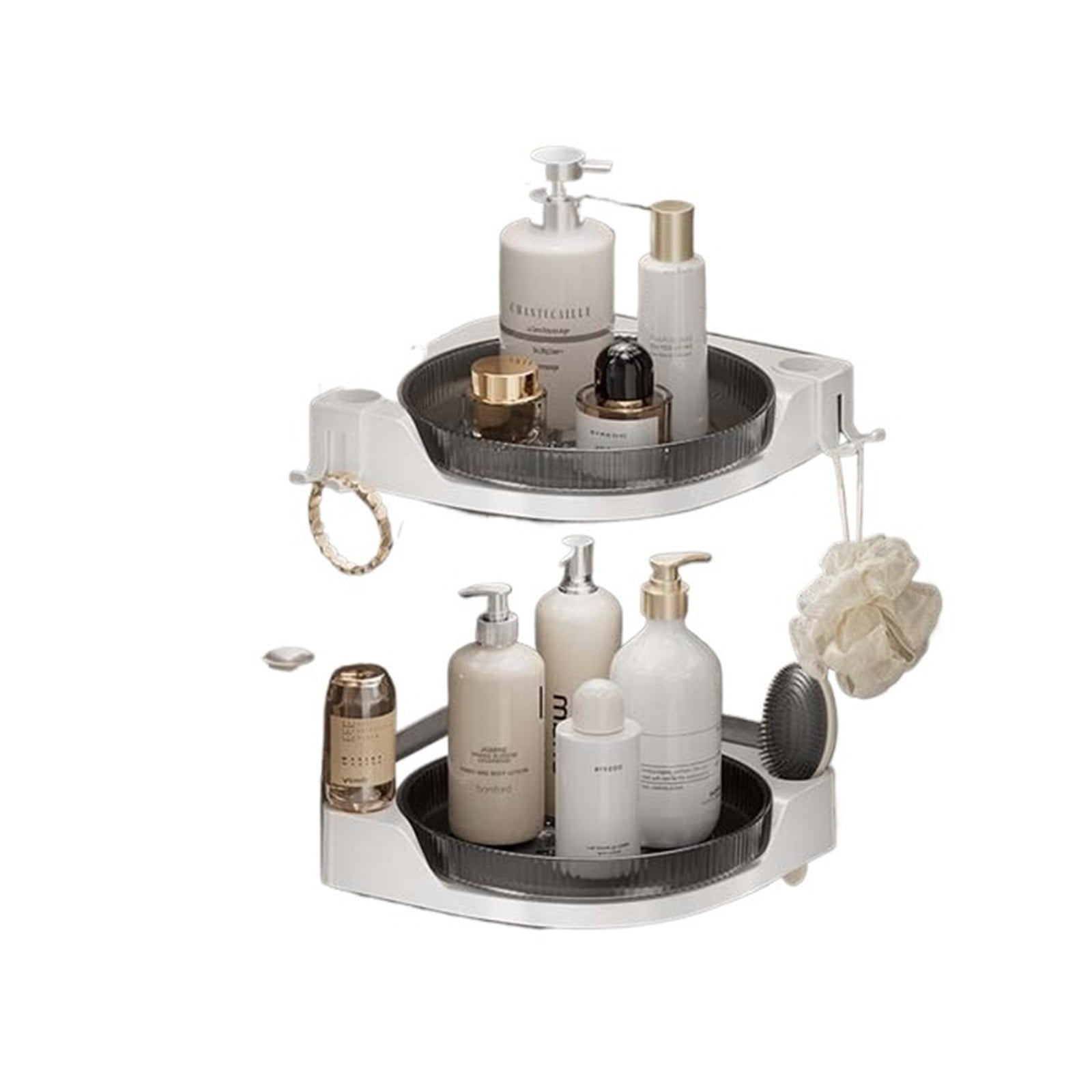 WP Rotating Shelf Bathroom Wall Mounted Shelf Corner Shelf Skin Care ...