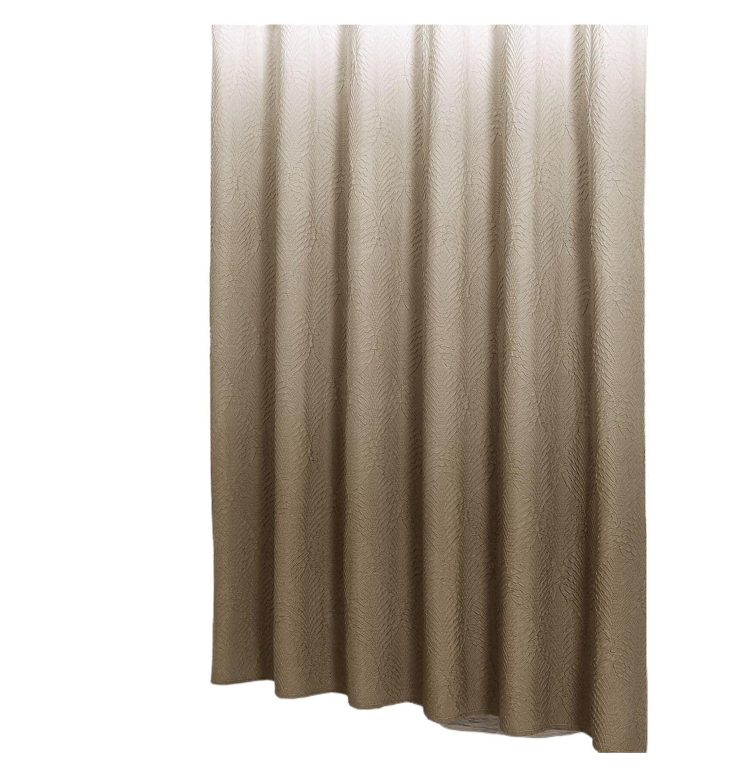 WP Shower Curtain for Bathroom, 3D Embossed Textured Fabric Curtain ...