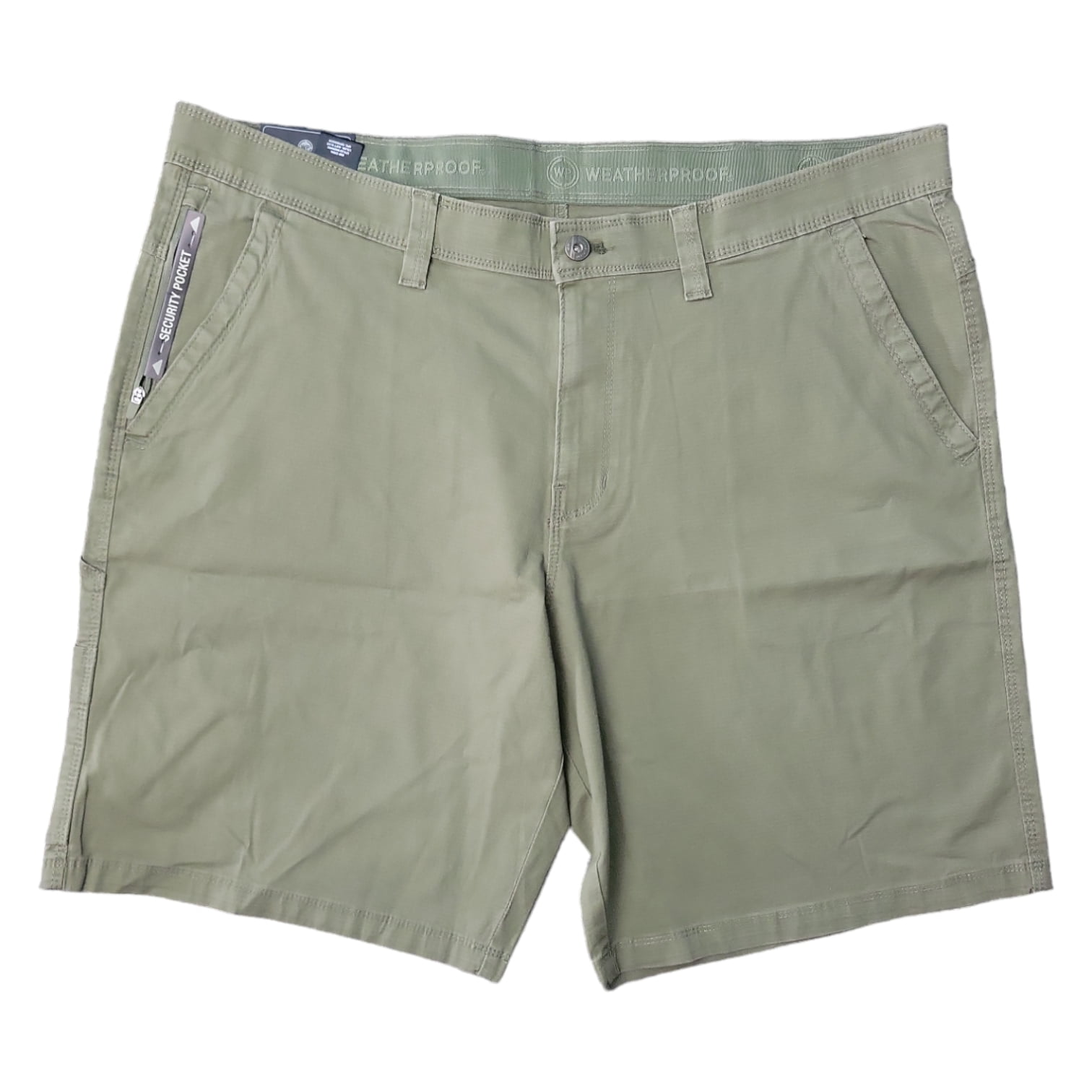 WP Weatherproof Men's 10" Inseam Security Pocket Stretch Trail Utility ...