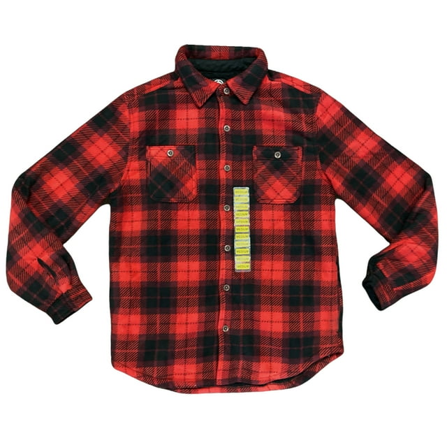 WP Weatherproof Men's Soft & Warm Polar Fleece Button Up Shirt Jacket ...