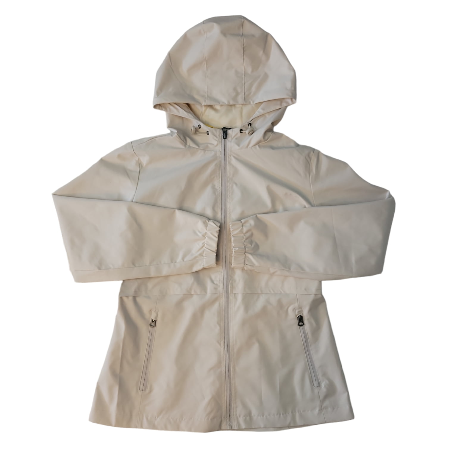 WP Weatherproof Women's Lightweight Full Zip Rain Jacket (Whitecap Grey ...
