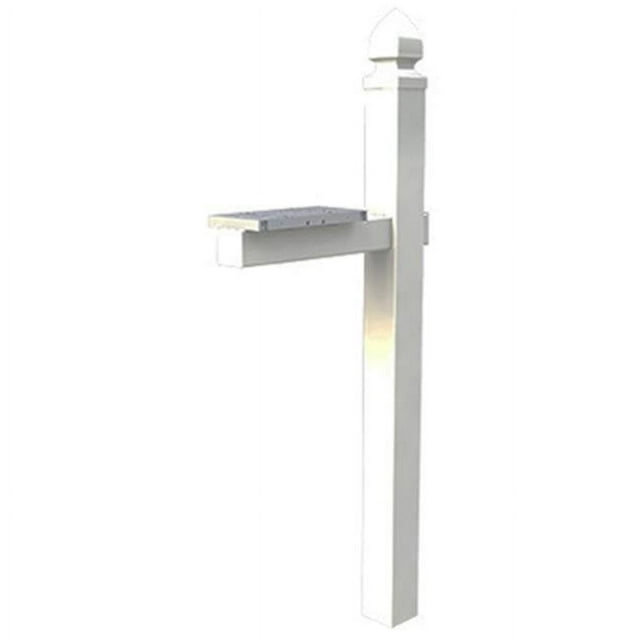 WP000W01 PVC Mailbox Classic Cross Arm Post, White - Walmart.com