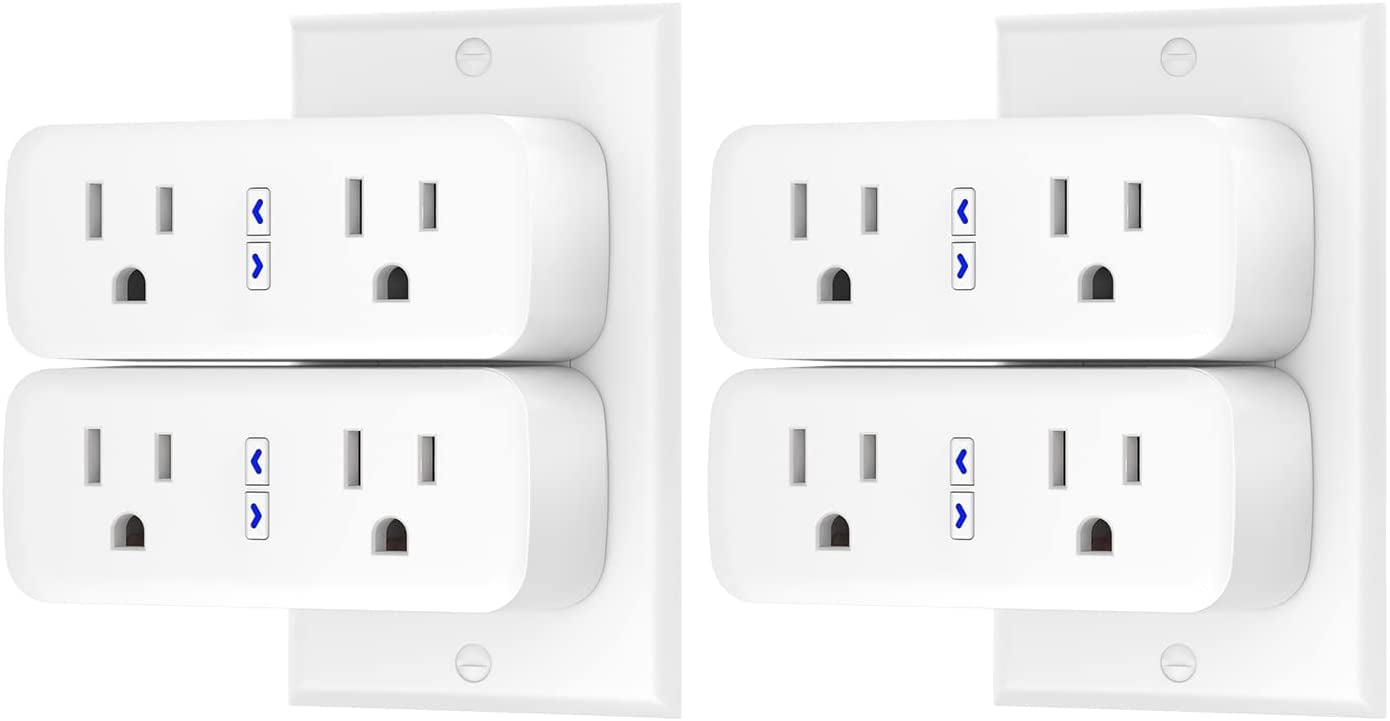 WP2-4W: Gosund Smart Plug, 2-in-1 Compact Design 2.4 GHz Wi-Fi Smart ...
