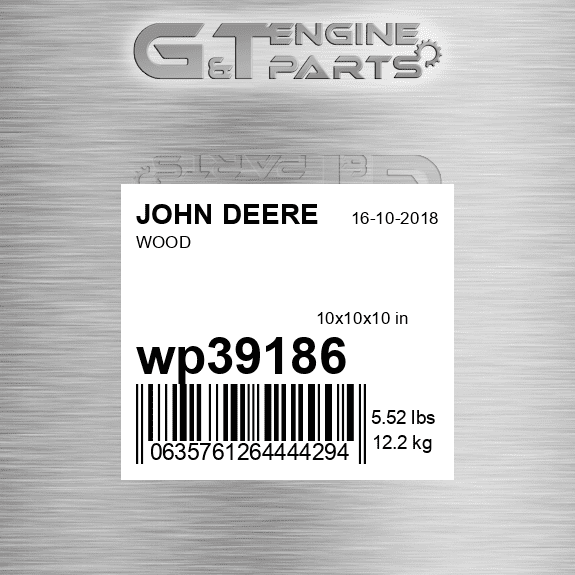 WP39186 WOOD fits JOHN DEERE (New OEM) - Walmart.com