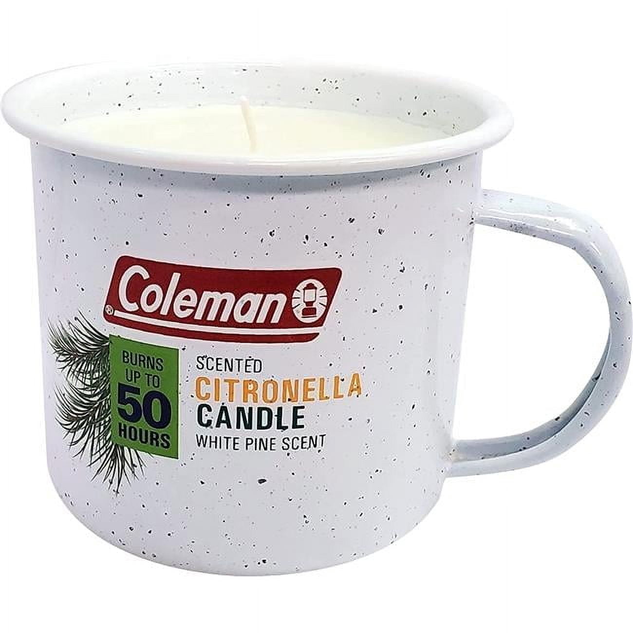 WPC 6 oz Coleman Tin Mug Outdoor Citronella SMores Scented Candle ...