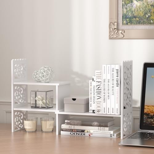- WPC Desktop Organizer White Office Storage Rack Shelf | Birthday ...