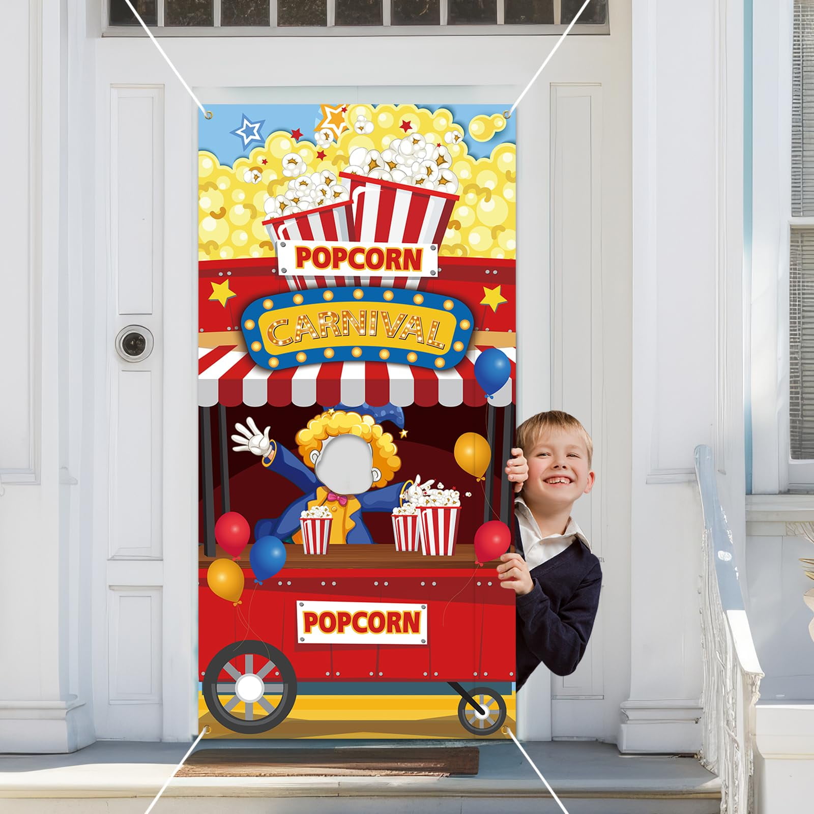WPCTYQ Carnival Ticket Booth Stand Door Banner,Carnival MHD1Circus ...