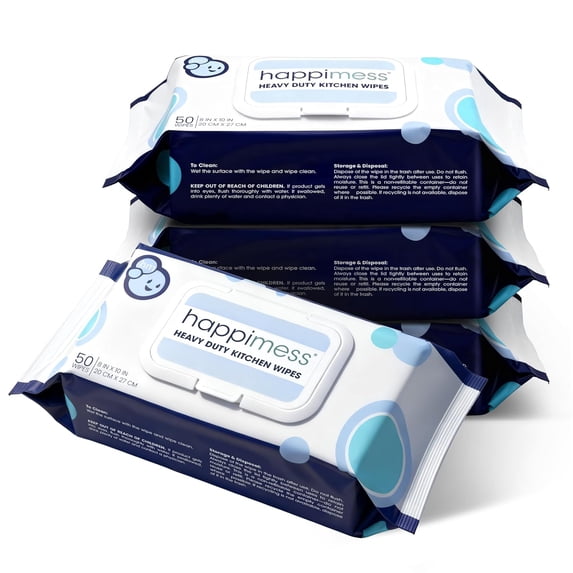 WPE1003A-4SET Reusable Heavy Duty Kitchen Wipes, Strong & Durable Multi ...