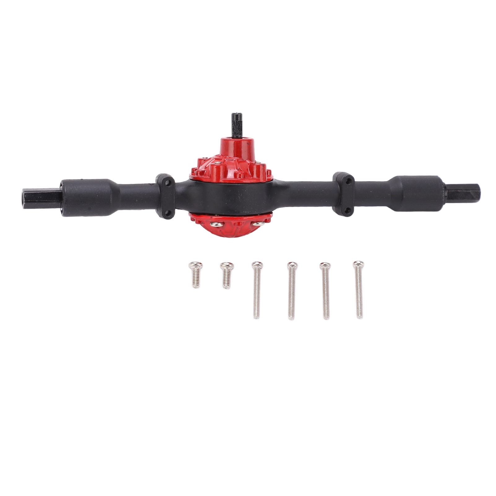 WPL D12 RC Truck Metal Rear Axle Bridge Upgrade Parts Black Red ...