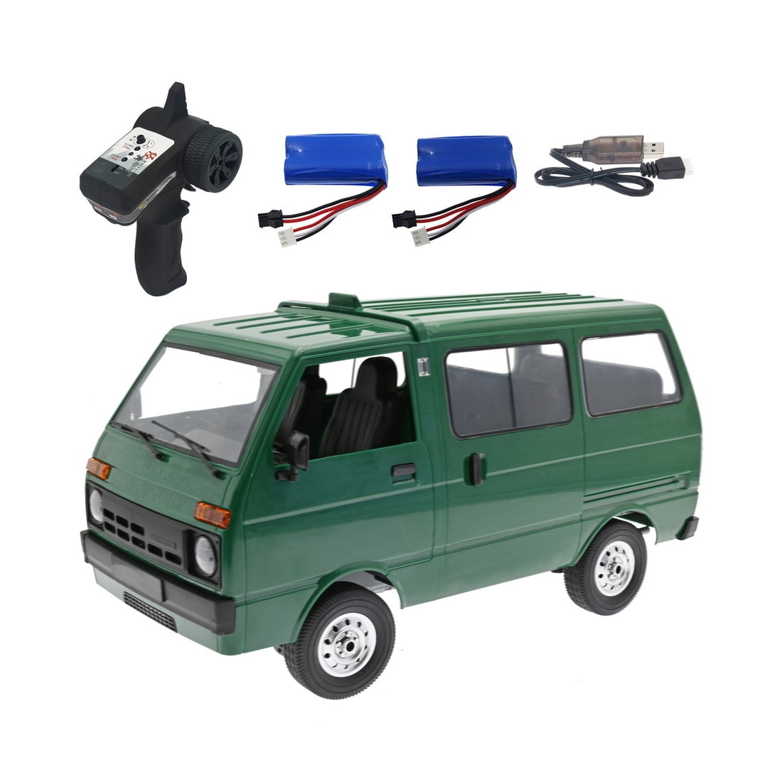 WPL D42 1:10 RC Van, 2.4G Simulation Drift Truck with 260 Motor, LED ...