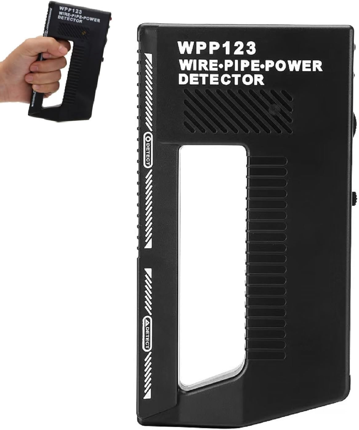 WPP123 Wall Scanning Metal Detector, High Sensitivity Adjustable Alarm ...