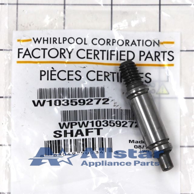 WPW10359272 Dryer Drum Roller Axle - Walmart.com