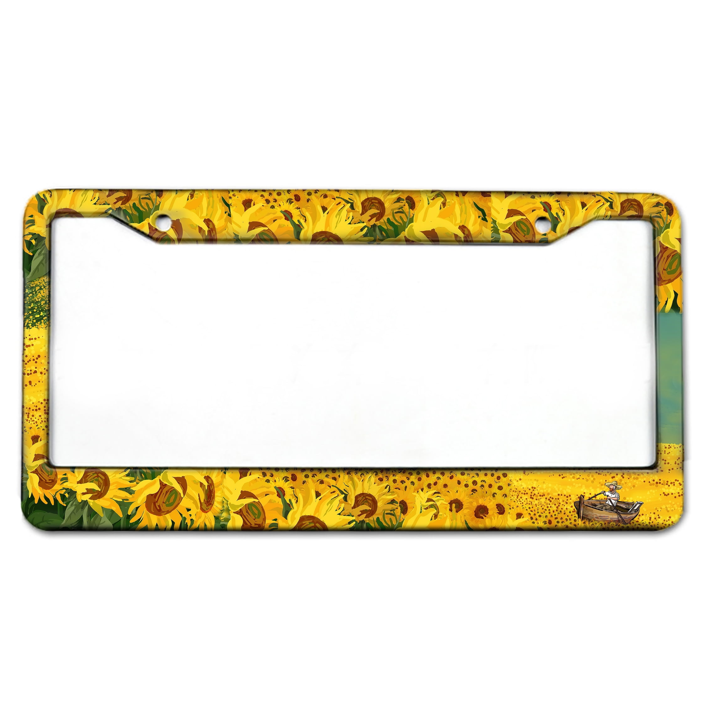WQ Van Gogh oil painting North American American standard license plate ...