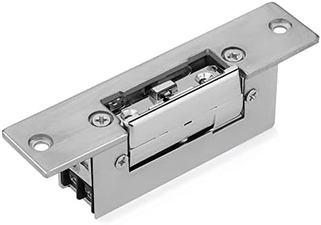 WQBLQH 12V Electric Strike Lock, Adjustable Narrow-Tpe Electric Strike ...