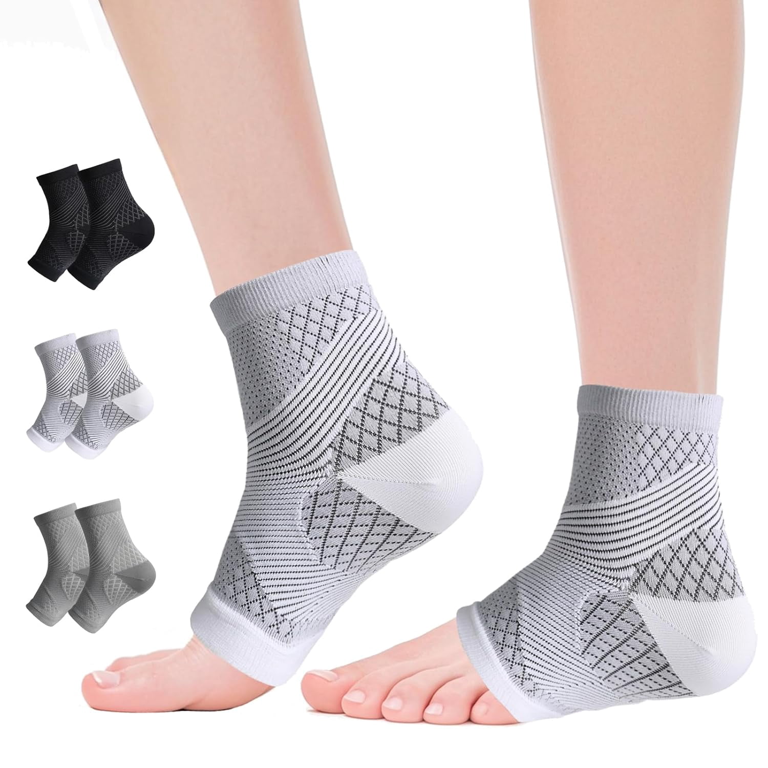 WQBLQH Compression Socks for Men & Women Plantar Fasciitis Relief,1 ...