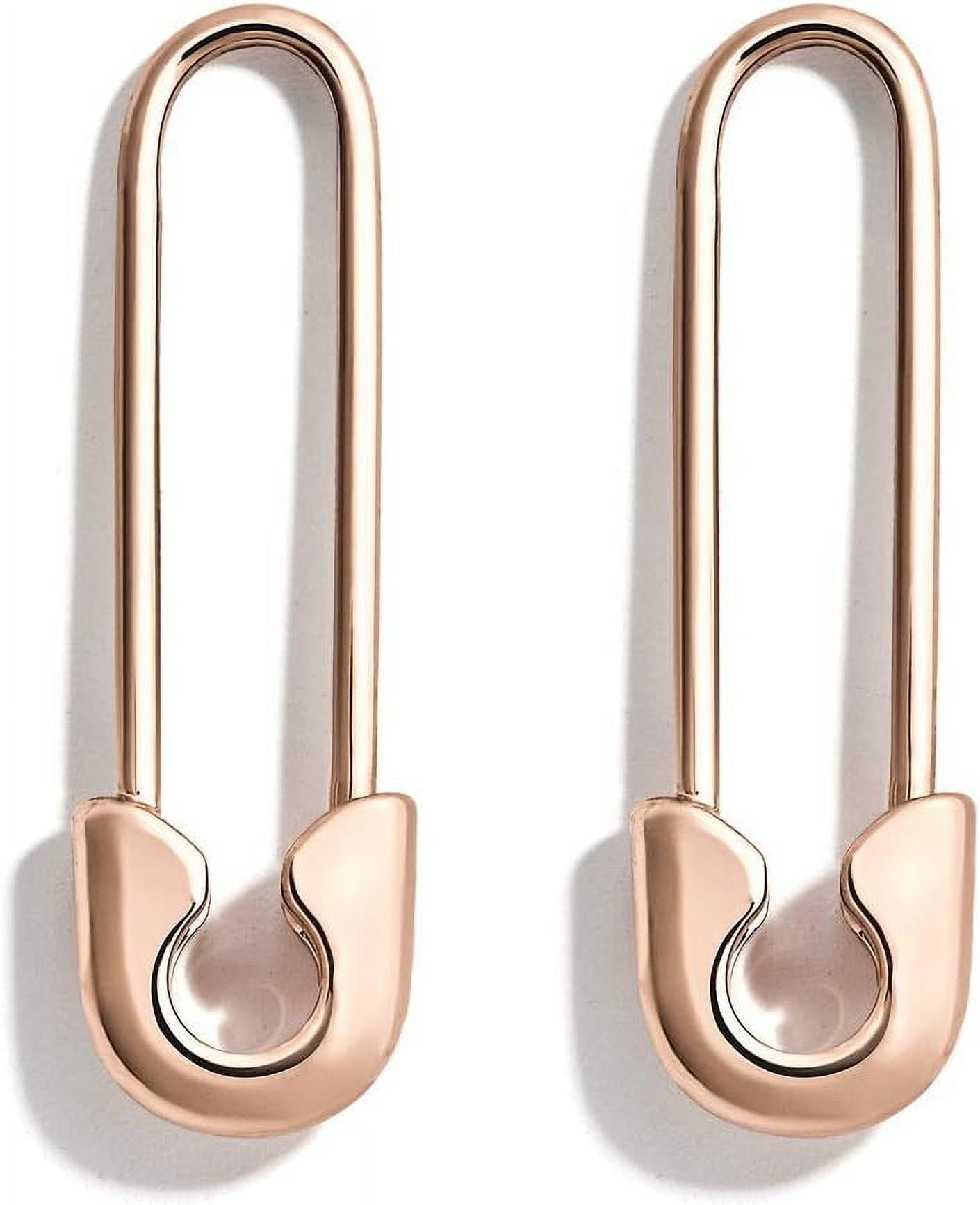 WQBLQH Cute Paper Clip Earrings - Stainless Steel Dangle Earrings - 1 ...