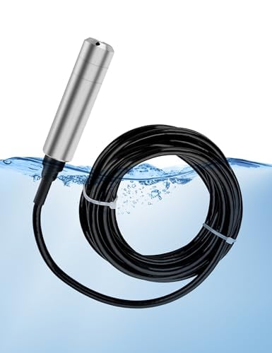 WQBLQH DC24V 4-20mA Liquid Level Sensor, Floatless Level Switch Sensor ...