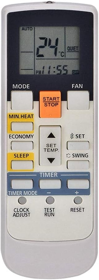 WQBLQH [Pack of 2] Air Conditioning Remote Control Compatible with ...