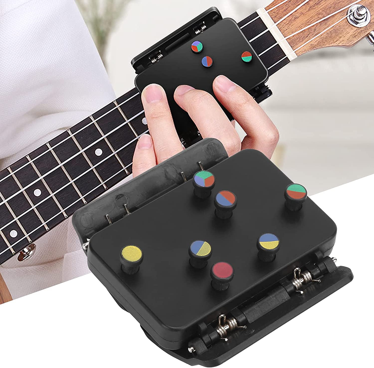 WQBLQH Ukulele Aid Eas Press Kit Chord Assisted Learning Tool, Ukulele ...