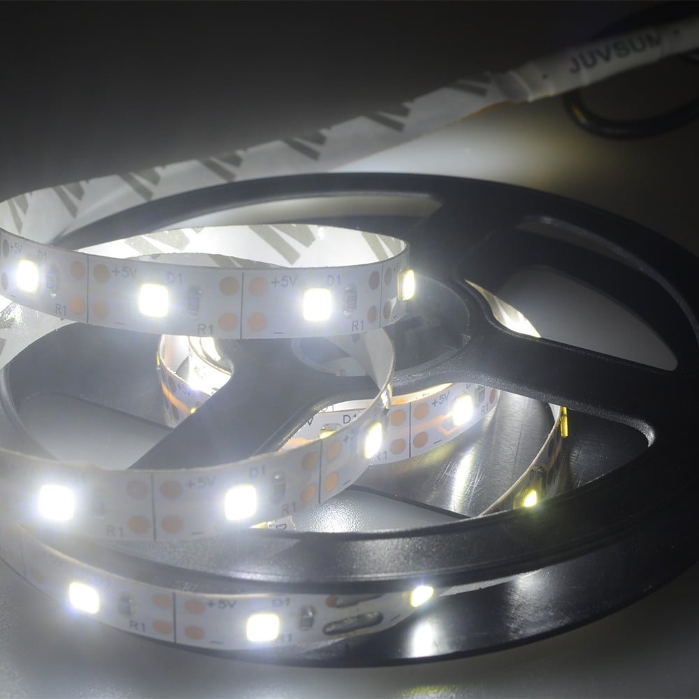 WQJNWEQ 5V 2835 120SMD/2M White/Warm white/Blue LED Strip Light Bar TV ...