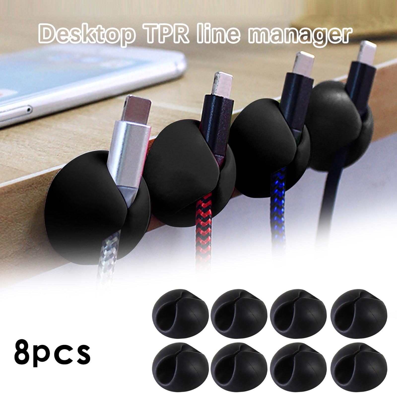 WQJNWEQ Cable Wire cord clips Holder Clamp Management for Car Desk ...