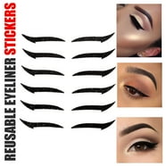 6 Pairs Reusable Eyeliner Stickers Makeup, Invisible Self-adhesive ...