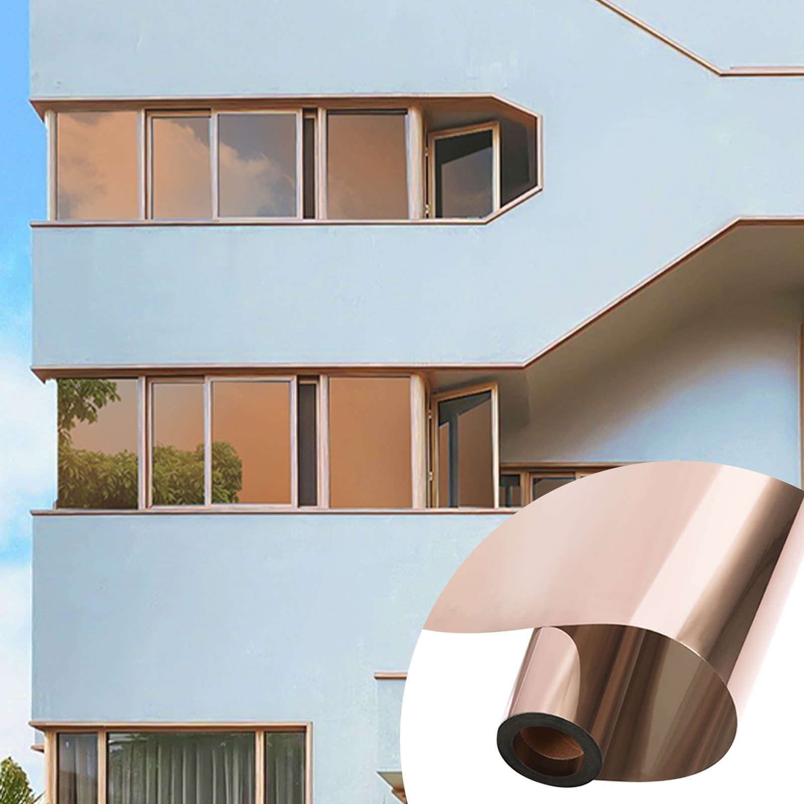 WQJNWEQ Home Decor Heat Control Window Tint Film for, Sun Blocking ...