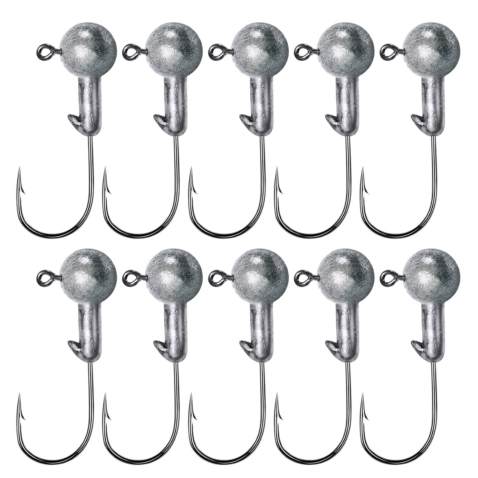 WQJNWEQ Lead Head Hook 1-10g for Fish Hooks and Soft Insects HOOK for ...