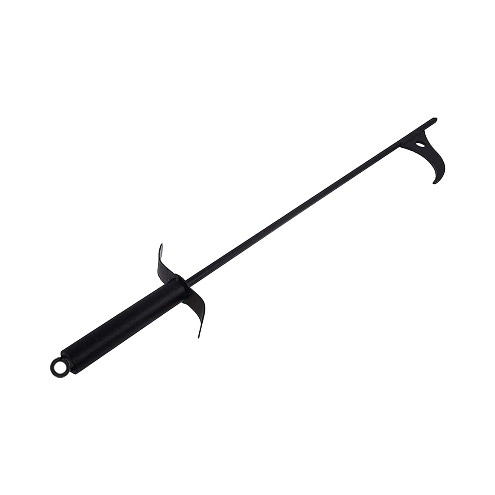 WQJNWEQ Long Fireplace Poker - Rust Resistant Black Finish - Heavy Duty ...