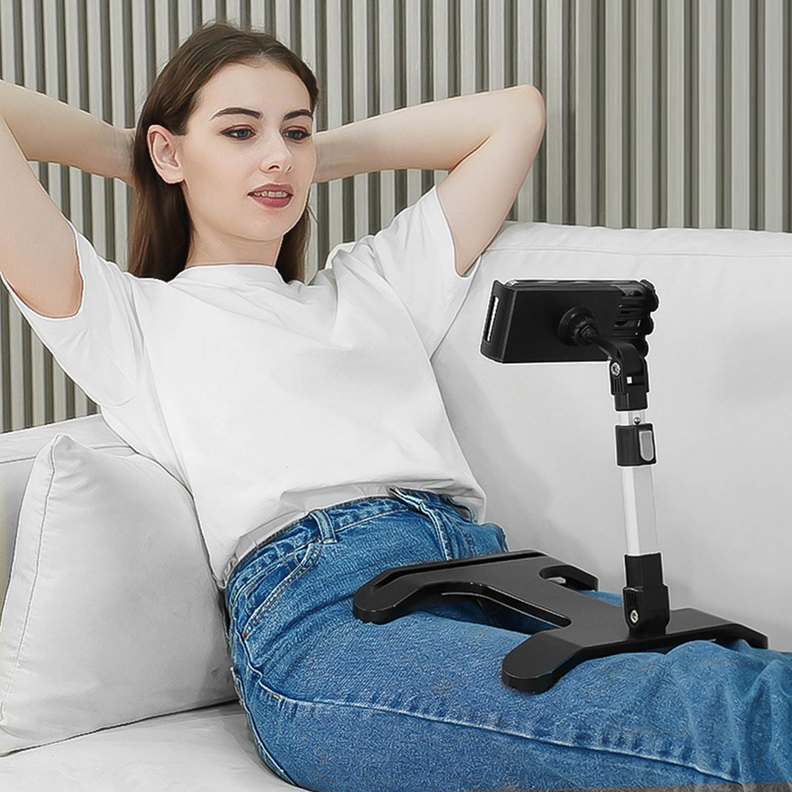 WQJNWEQ Mobile Phone Stand Bed Desktop Laptop Tablet Stand Bedside ...