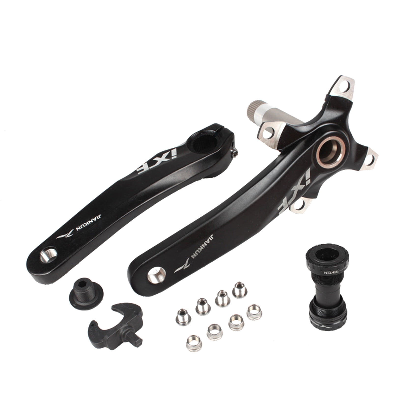 WQJNWEQ Mountain Bike Hollow One piece Crank IXF Modified Single plate Crank Crank Sales Walmart
