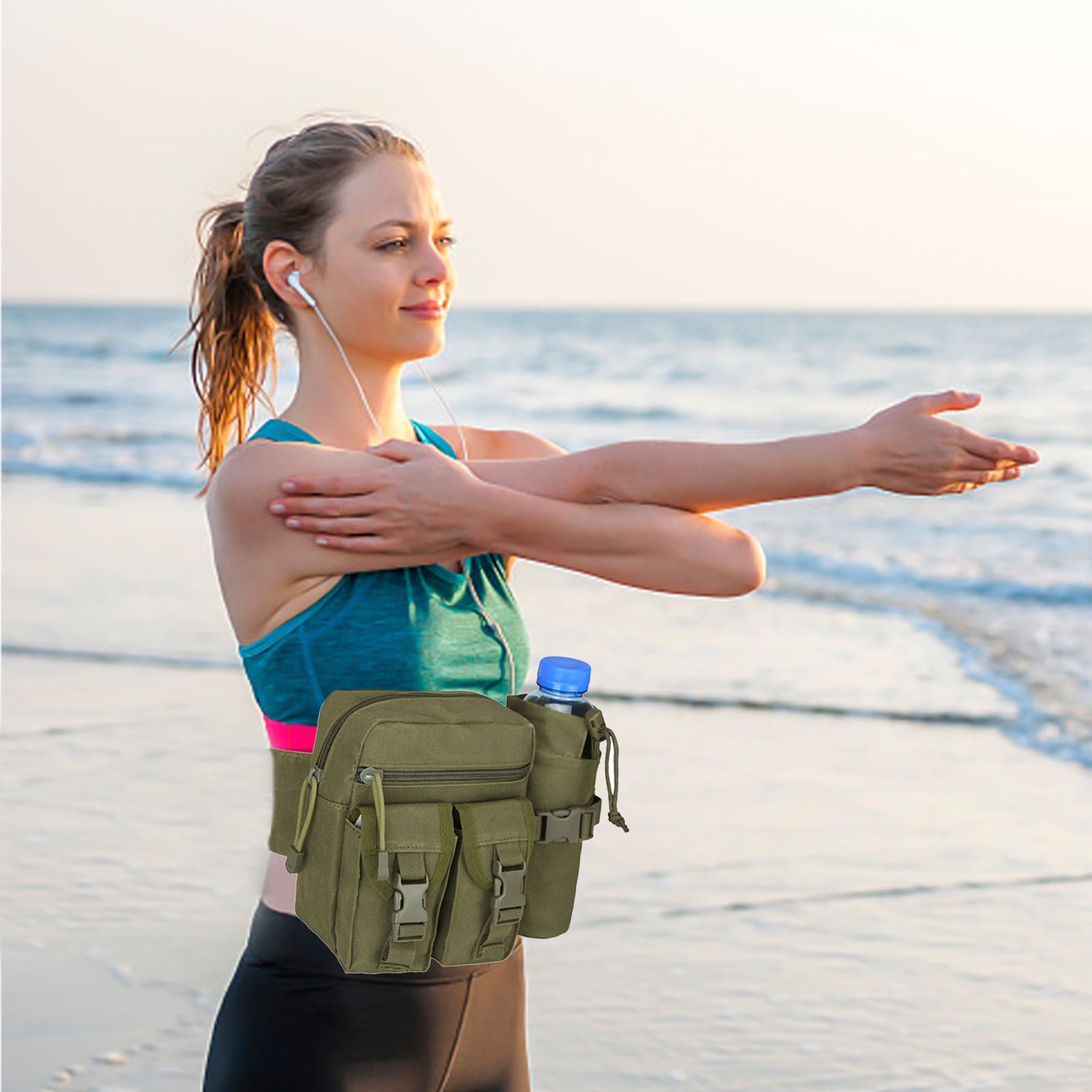 WQJNWEQ Multi Functional Waist Pack, Single Shoulder Hip Belt Bag Fanny ...