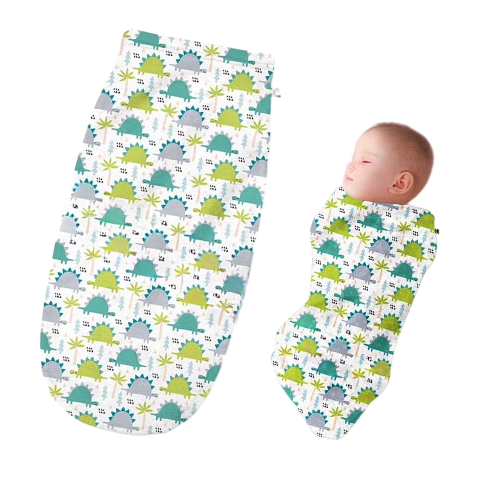 WQJNWEQ Newborn Cotton Cuddle Wrap Swaddle Towel Newborn Swaddle Sleeping Bag Cuddle Blanket ...