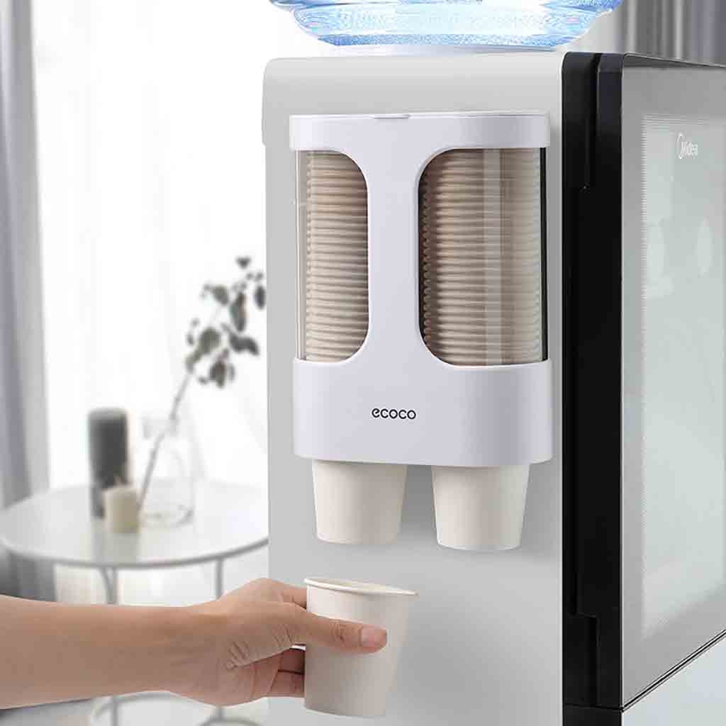 WQJNWEQ Plastic Water Dispenser Cup Holder Disposable Cup Holder ...