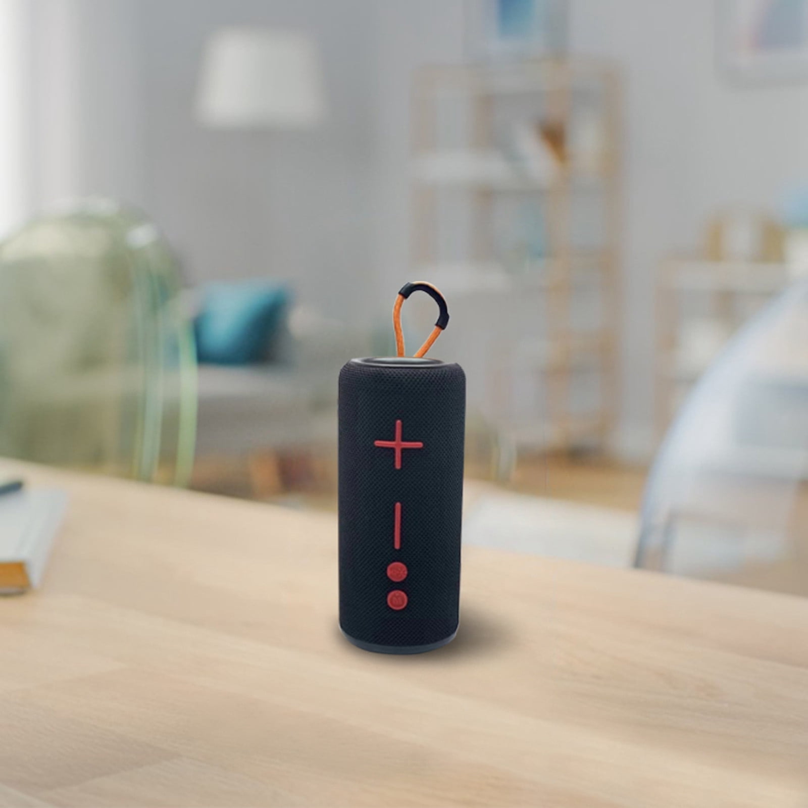 WQJNWEQ Portable Bluetooth Speaker RGB Light Effect Subwoofer Dual ...