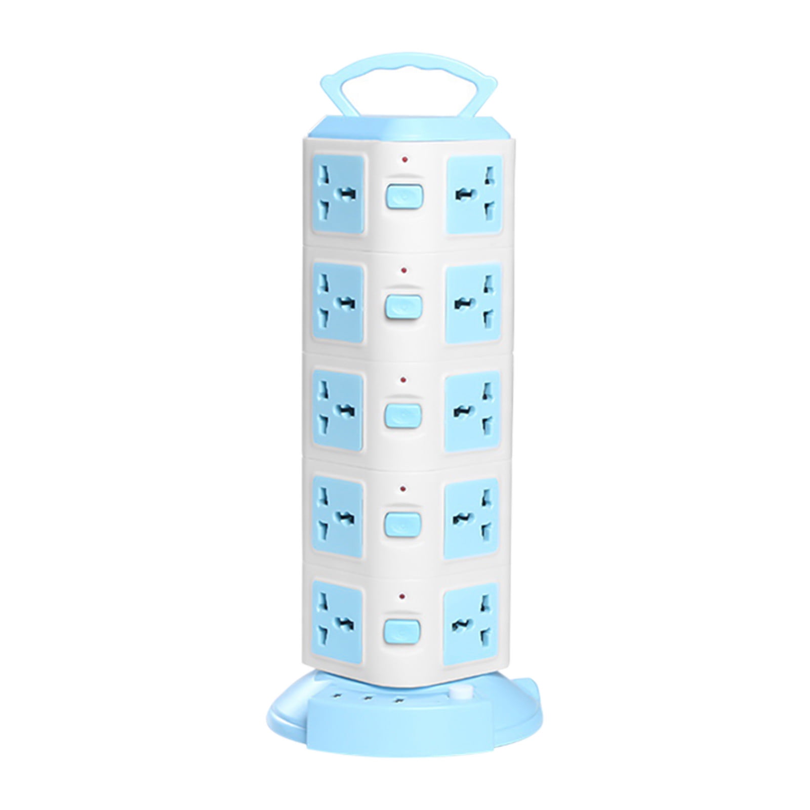 WQJNWEQ Power Strip Surge Protector-Power Strip Tower with 3 USB Ports ...