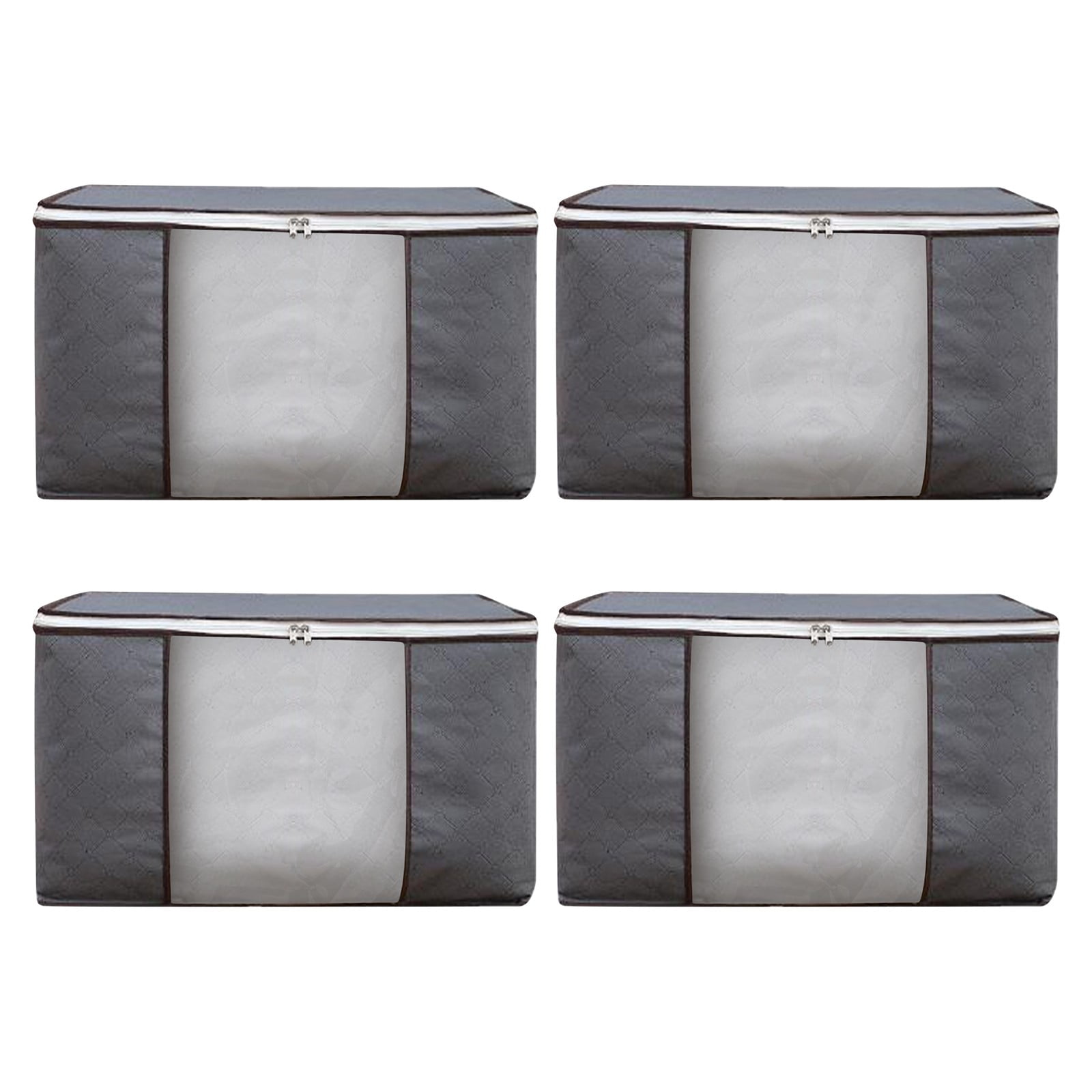 WQJNWEQ Large Storage Bags, Clothes Storage Bins Closet Organizer ...