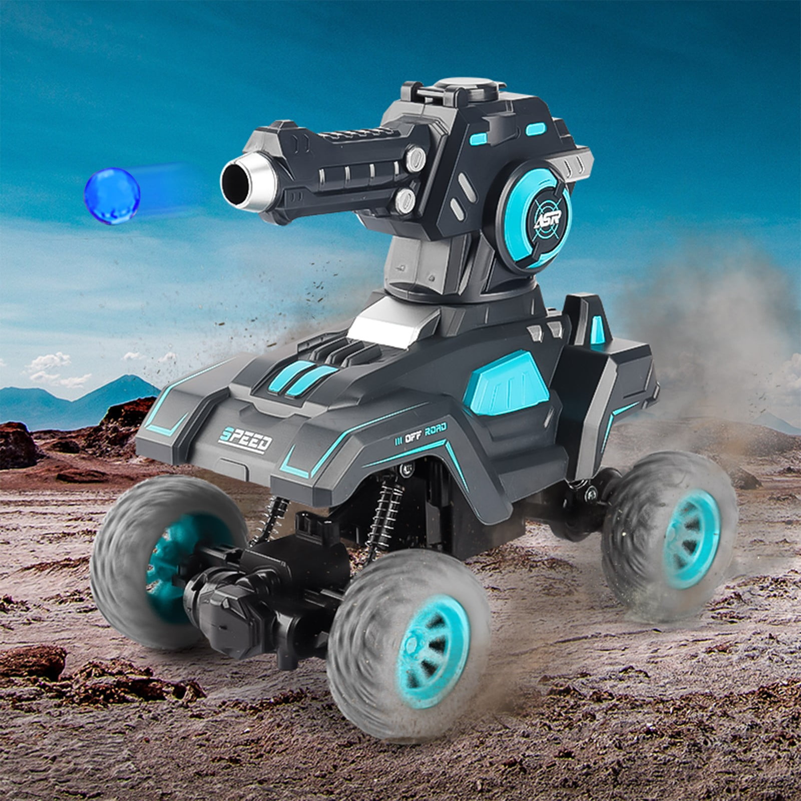 WQJNWEQ Water Bomb Tank Remote Control Vehicle Cross-country Climbing ...