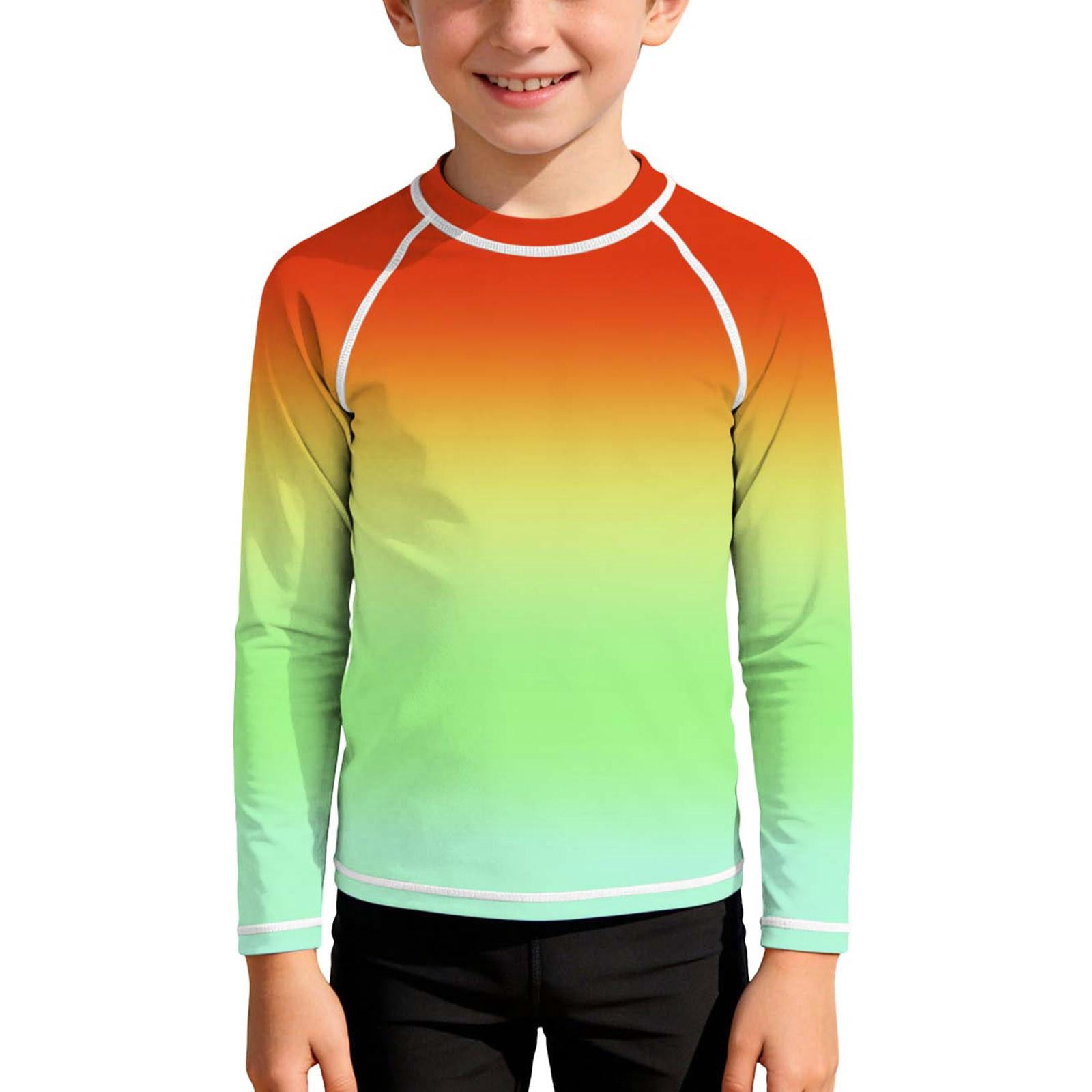 WQNVRNR Outdoor UV Active Shirt for Boys- Sun Protection UPF 50+ Long ...